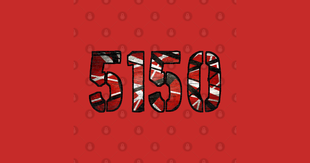 5150 guitar - 5150 - T-Shirt | TeePublic