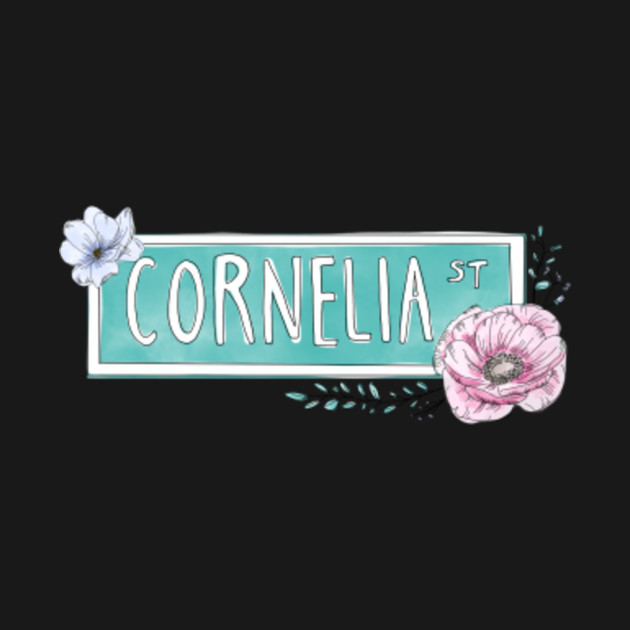 Watercolor Floral Cornelia Street Sign | NYC Palette - Taylor Swift ...