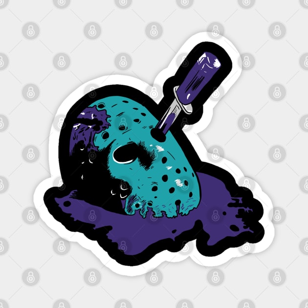Jason Voorhees mask NES version - Jason Voorhees - Magnet | TeePublic