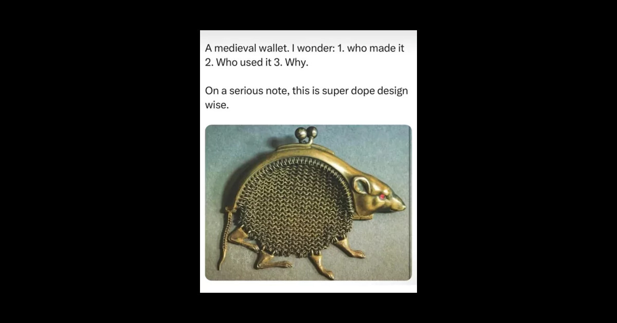 Medieval Rat Wallet – Hilarious History Meme - Meme - Sticker | TeePublic