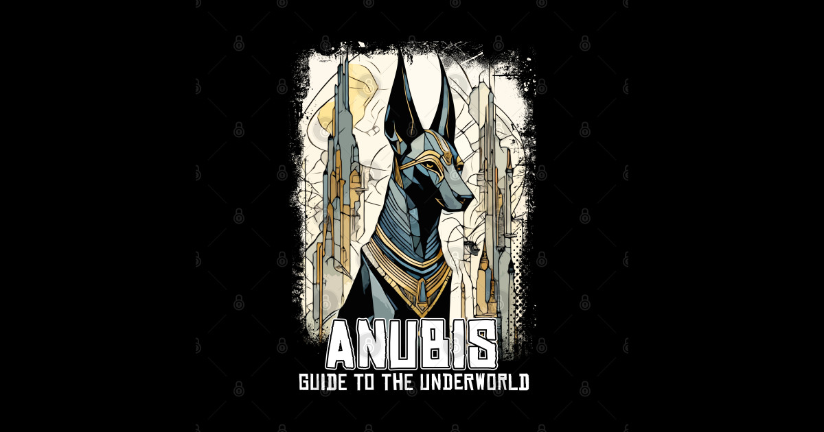 Anubis God of Egypt Surreal Mythology - Anubis - Sticker | TeePublic