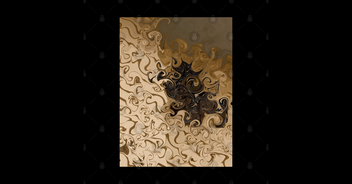 Elegant Mutation - Marbling Art - Sticker | TeePublic