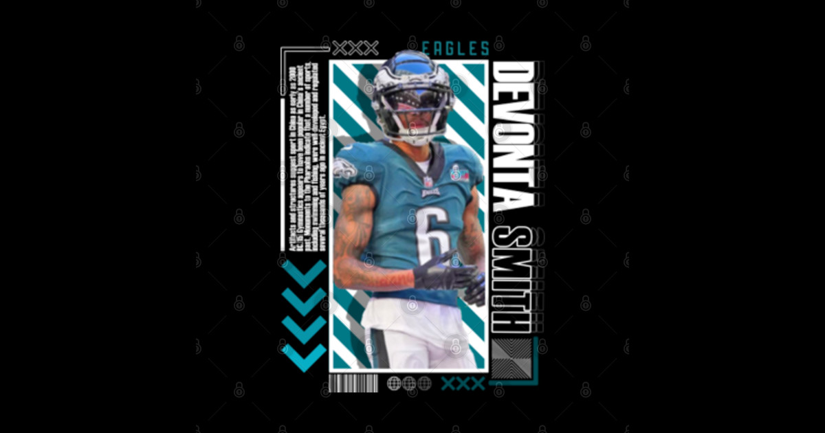 Devonta Smith Paper Poster Version 10 - Devonta Smith - Sticker | TeePublic