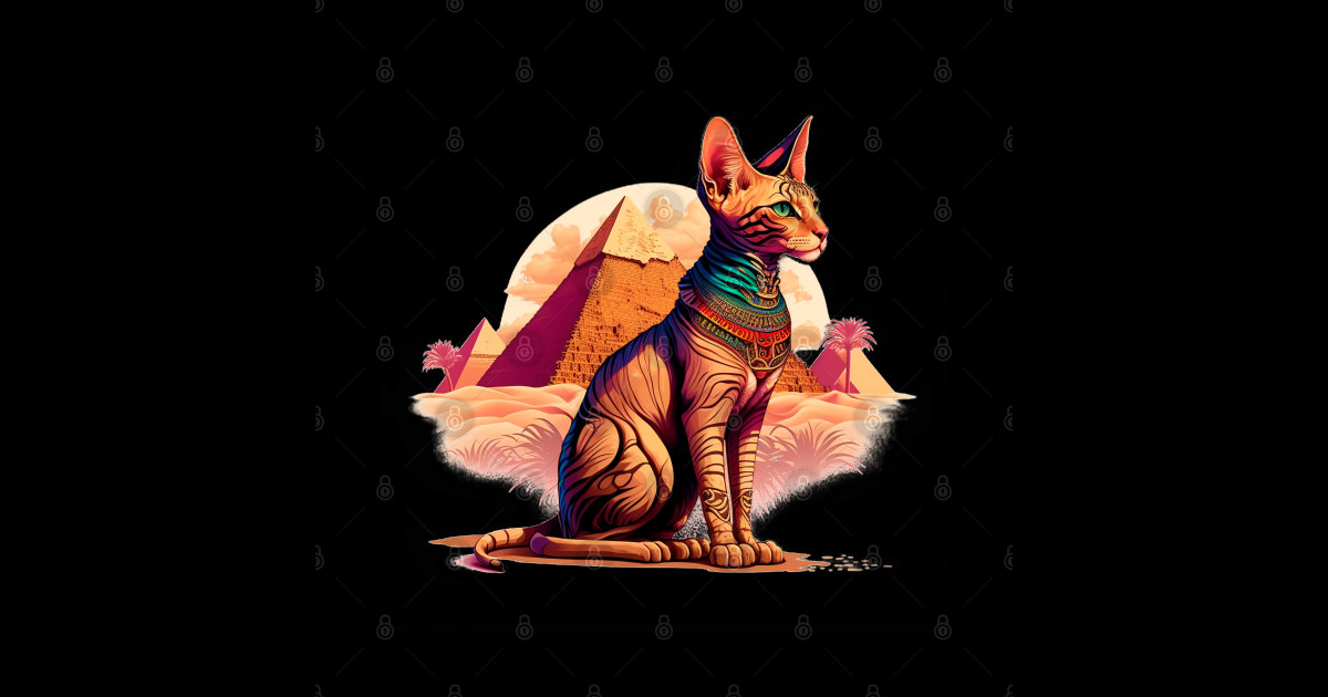 Sphynx Of Desert - Sphynx Cat - Sticker | TeePublic