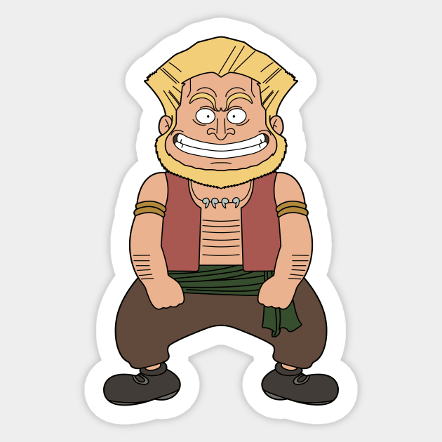 Buggy Pirate 2 - One Piece - Sticker | TeePublic