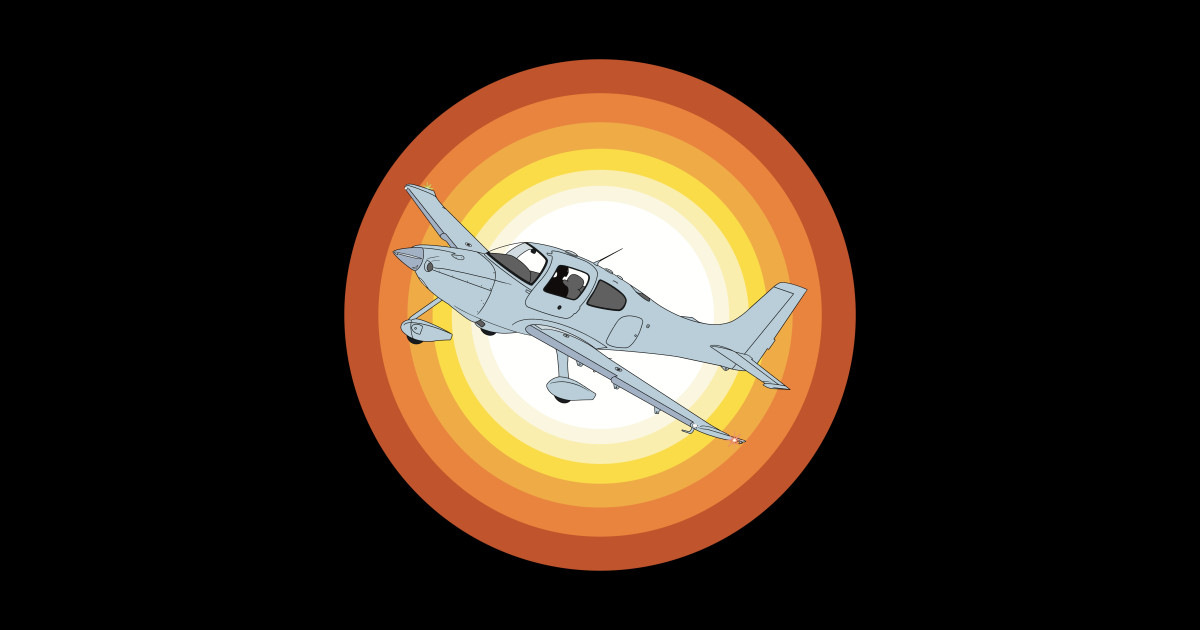 Cirrus SR22 Sunset - Cirrus Sr22 - Sticker | TeePublic