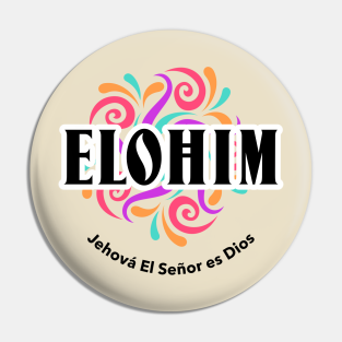 Elohim Nombres De Dios Yahweh Pins and Buttons for Sale | TeePublic
