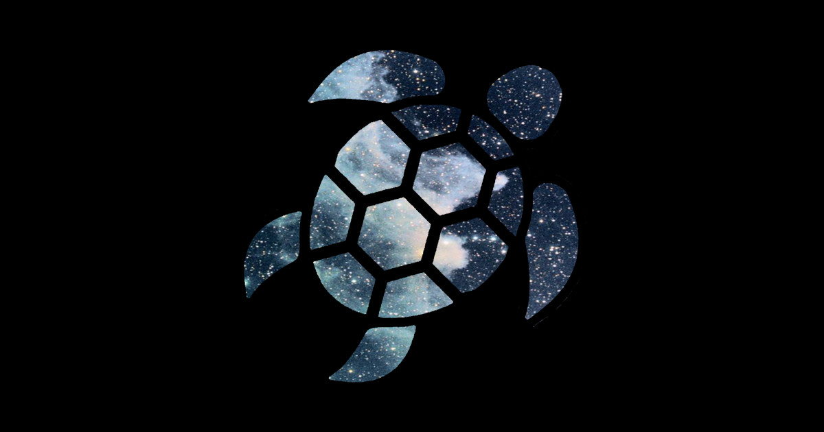 Vsco turtle galaxy - Vsco - Sticker | TeePublic