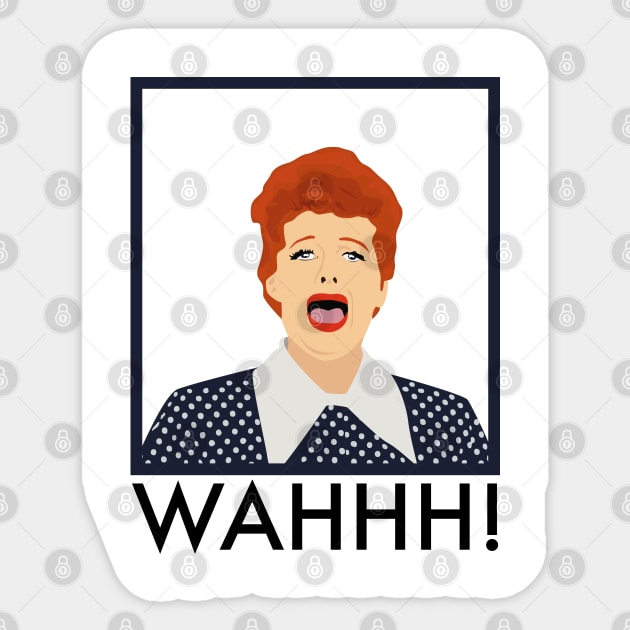 Lucille Ball - I Love Lucy - Sticker | TeePublic