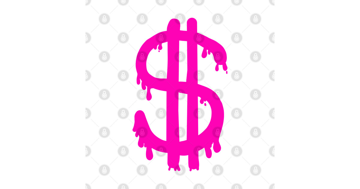 preppy pink money symbol - Preppy - T-Shirt | TeePublic