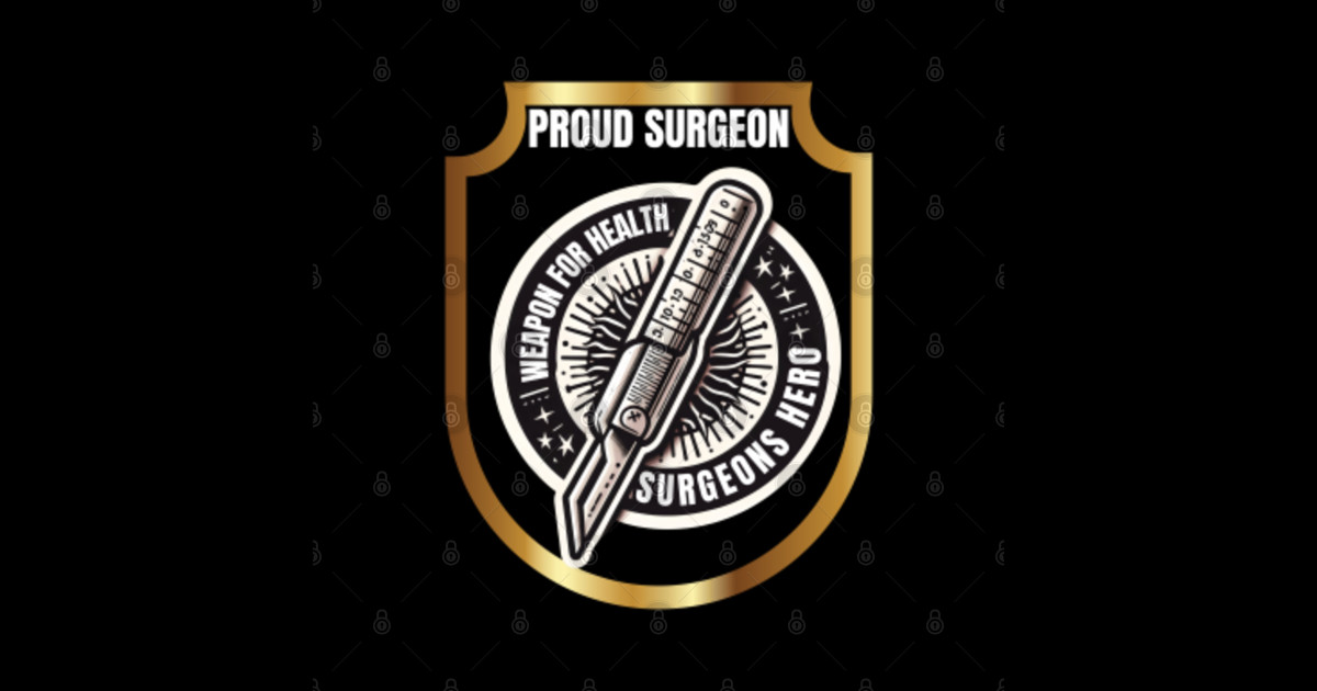 Proud surgeon scalpel design - Surgeon Scalpel - Sticker | TeePublic