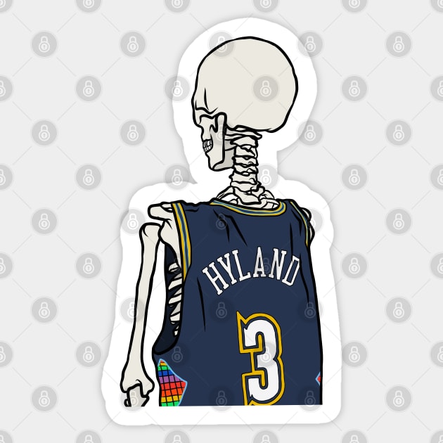 "Bones" Hyland - Nba - Sticker | TeePublic