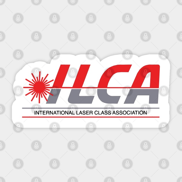 ILCA Logo -laser sailing class- Laser Sailing Class - Sticker | TeePublic