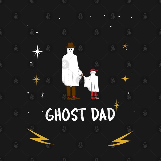 Ghost dad-Father's day - Fathers Day - T-Shirt | TeePublic