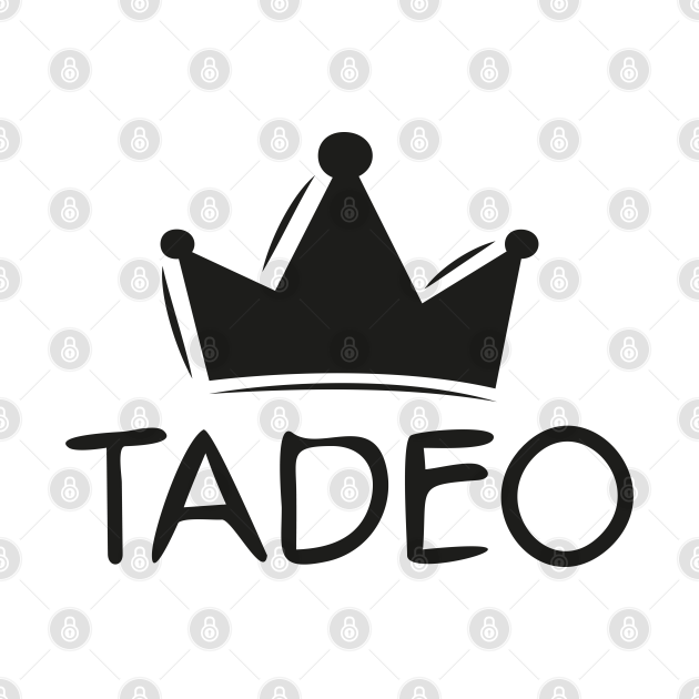 Tadeo name, Sticker design. - Tadeo - T-Shirt | TeePublic