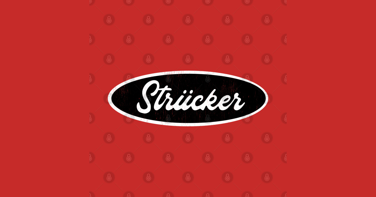 Strucker vintage style distressed logo by Kelly Design Company ...
