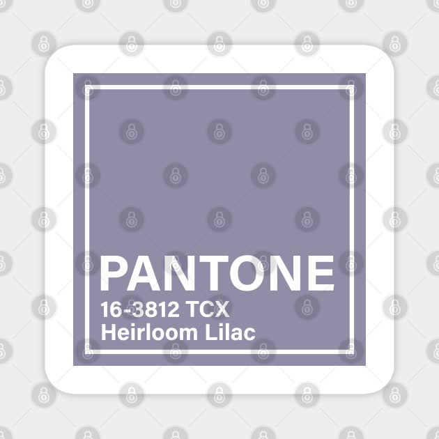 pantone 16-3812 TCX Heirloom Lilac - Pantone Color - Magnet | TeePublic