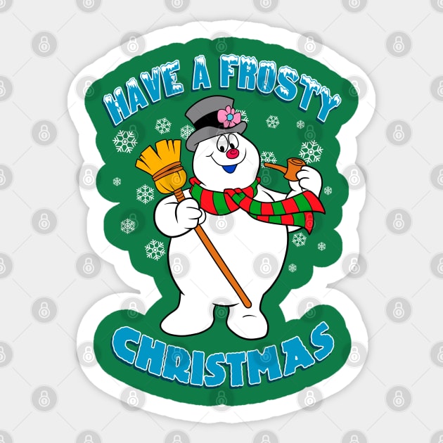 Frosty the snowman - Frosty The Snowman - Sticker | TeePublic