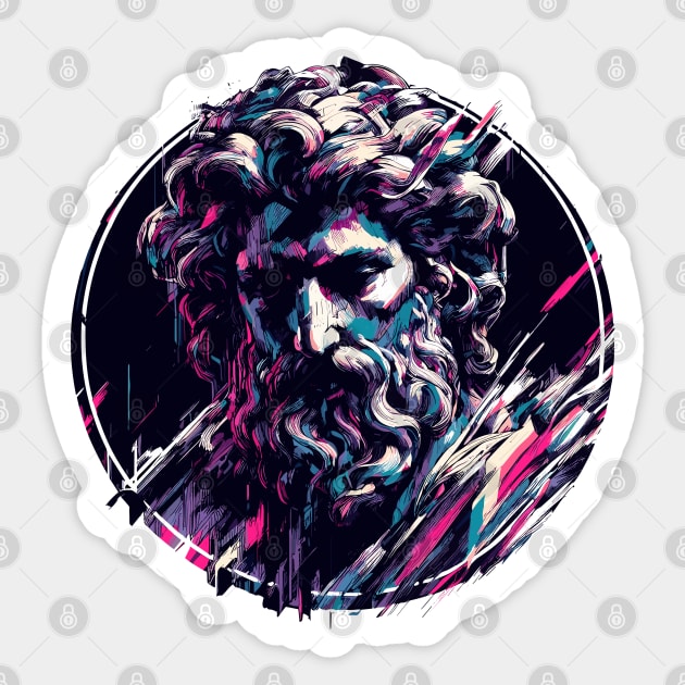 Zeus Greek God - Zeus God - Sticker | TeePublic