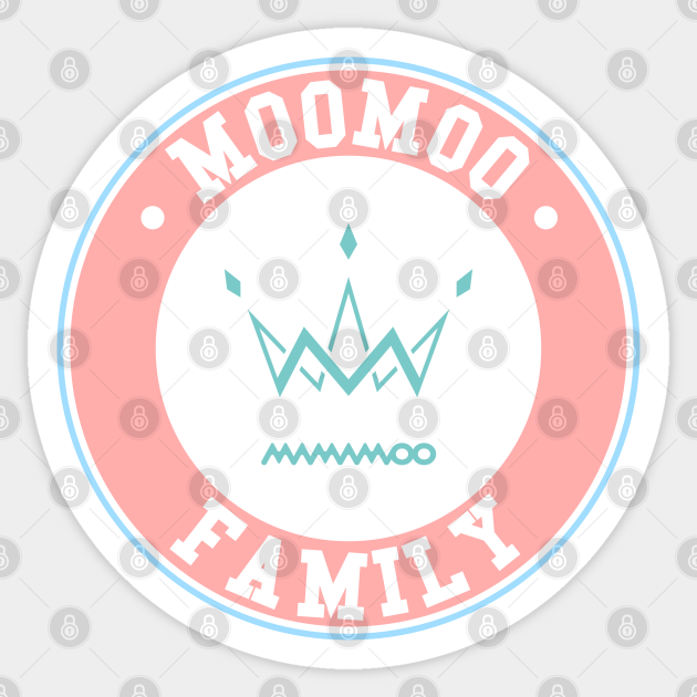 Mamamoo Moomoo logo emblem - Mamamoo Kpop - Sticker | TeePublic