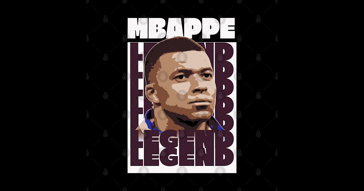 Mbappe Legend - Mbappe - Sticker | TeePublic