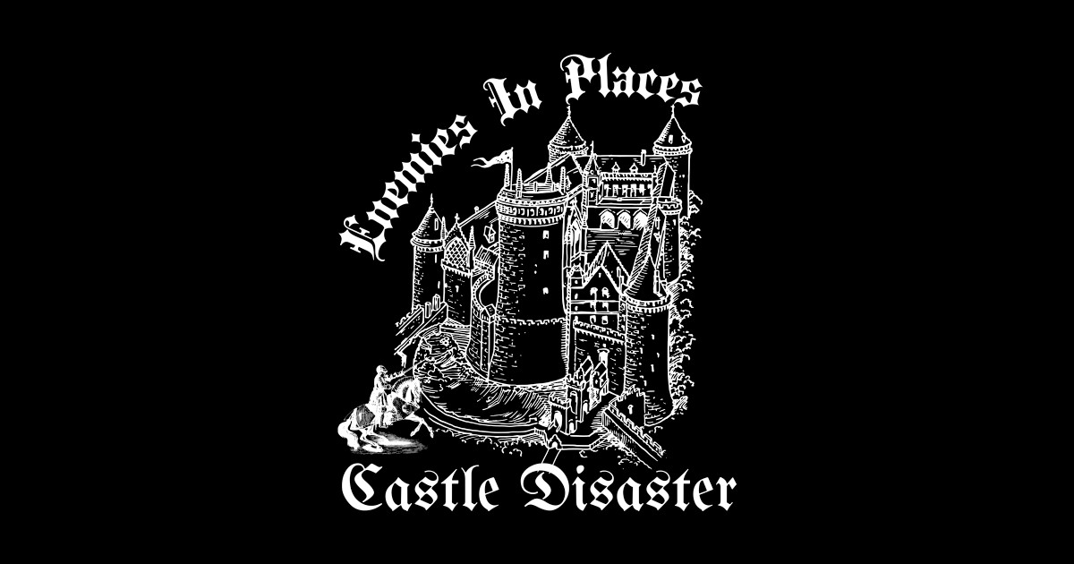 Castle disaster - Castle - Sticker | TeePublic