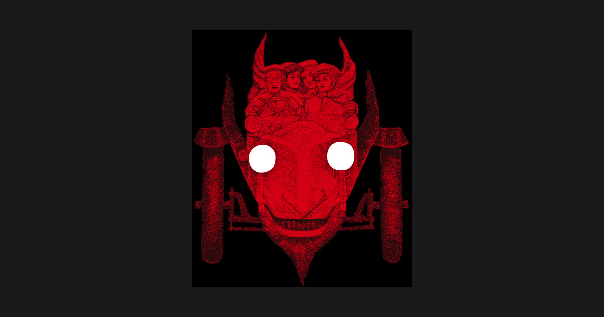 The Red Devil Car - Public Domain - T-Shirt | TeePublic