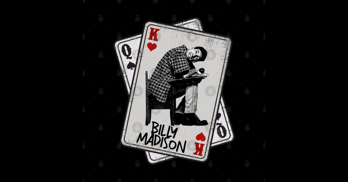 Retro Billy Madison Card Style - Billy Madison - Sticker | TeePublic