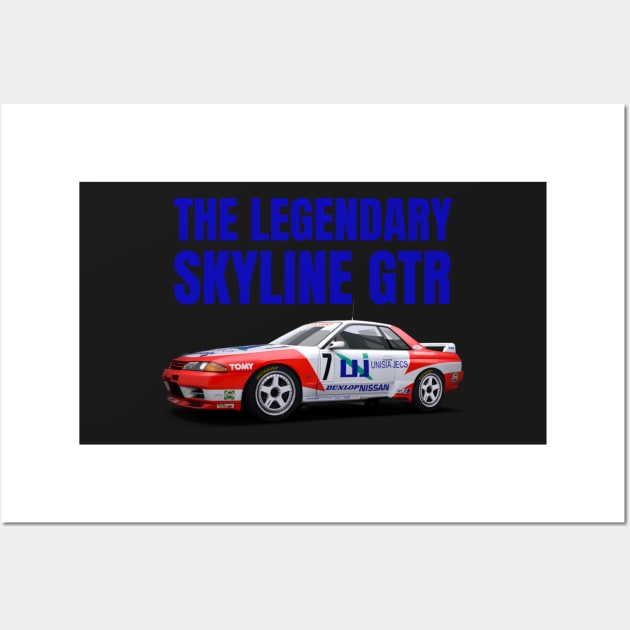 The Legendary Skyline GTR R32 - Jdm - Posters and Art Prints | TeePublic