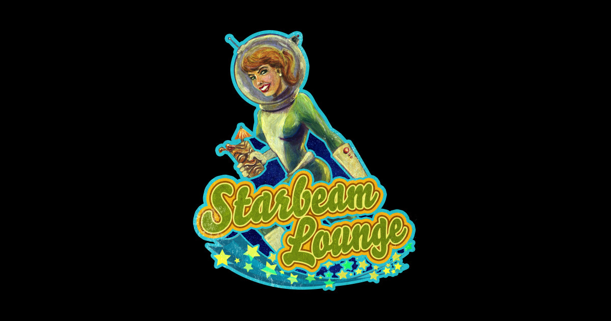 STARBEAM LOUNGE - Pin Up - Sticker | TeePublic