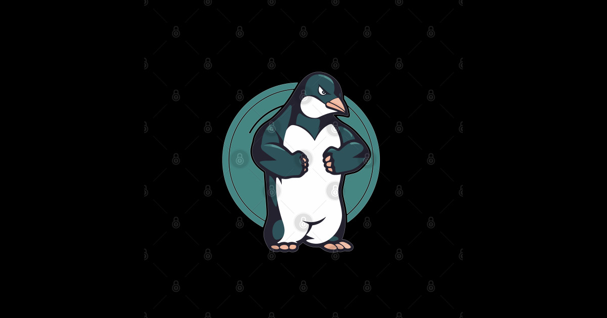 Dangerous Penguin - Penguin - Sticker | TeePublic