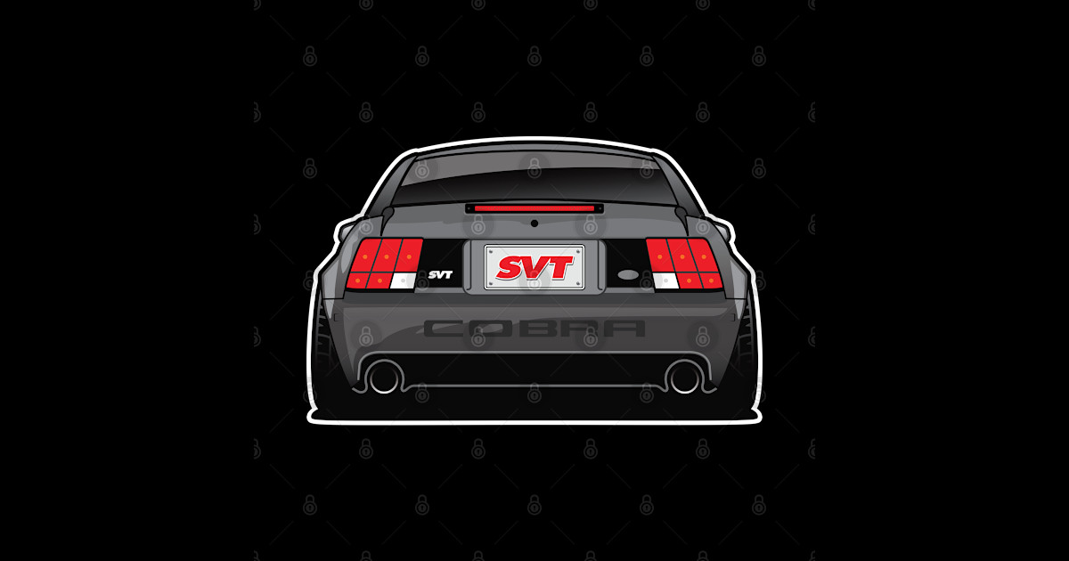 4th Gen Mustang Terminator Black - Mustang - Sticker | TeePublic