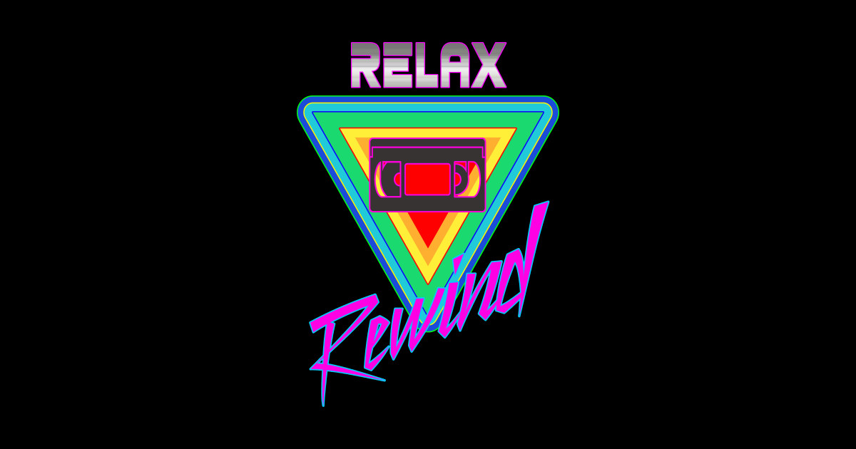 Vintage 1980s VHS Relax and Rewind T-Shirt for Men and Women - 1980s ...