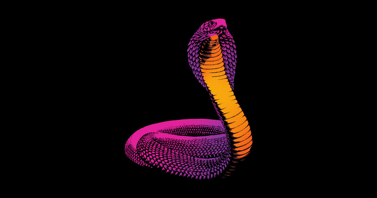 Pink Cobra Scales - Cobra - T-Shirt | TeePublic