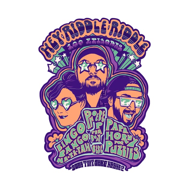 Hey Riddle Riddle 100th Episode Art #2 - Hey Riddle Riddle - T-Shirt ...