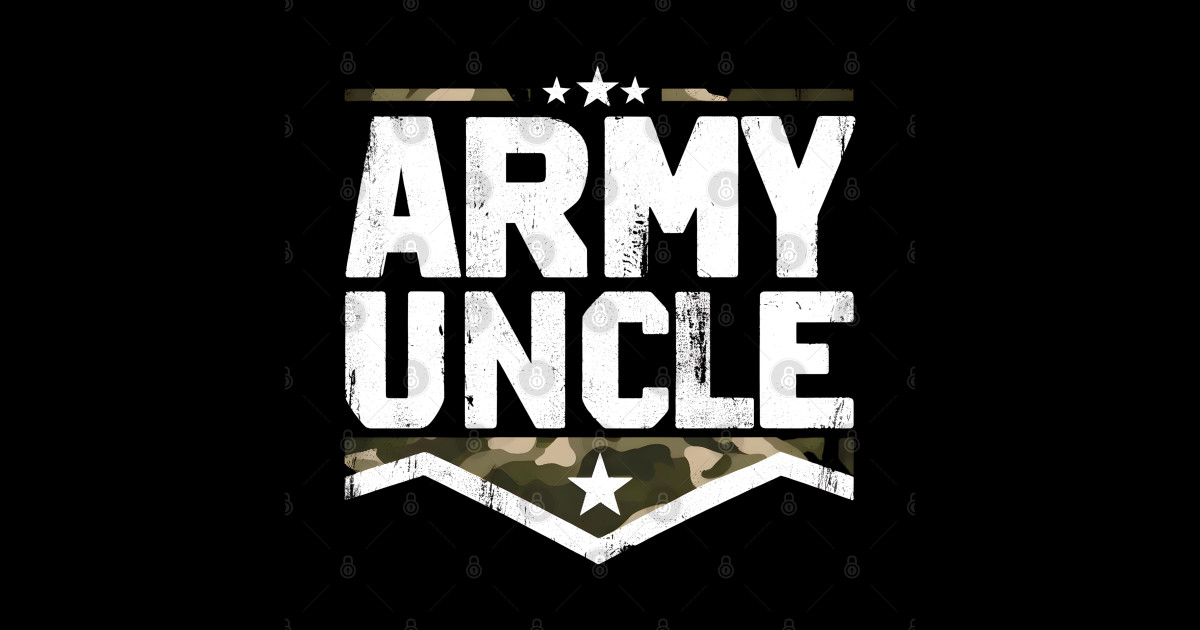 army uncle - Army Uncle - Sticker | TeePublic