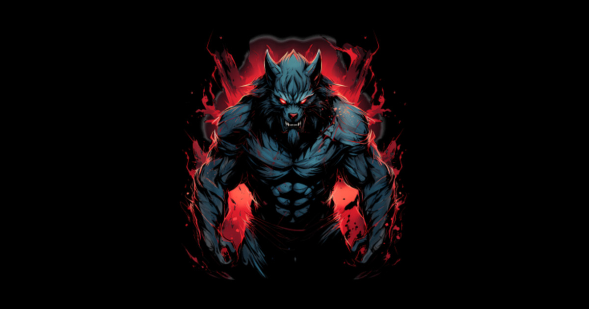 Scary Werewolf Full Moon Halloween Costume Horror Werewolf - Scary ...