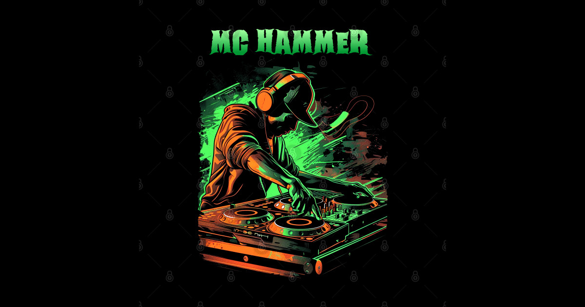 MC HAMMER RAPPER - Mc Hammer Rapper - Sticker | TeePublic