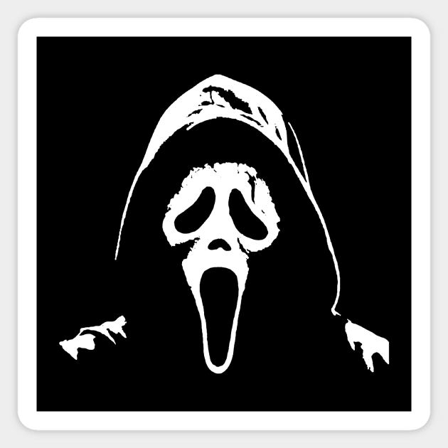 Ghostface Scream Horror Movie - Ghostface - Sticker | TeePublic