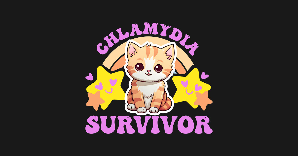 Chlamydia Survivor Funny Cat Meme Ironic Inappropriate Humor ...