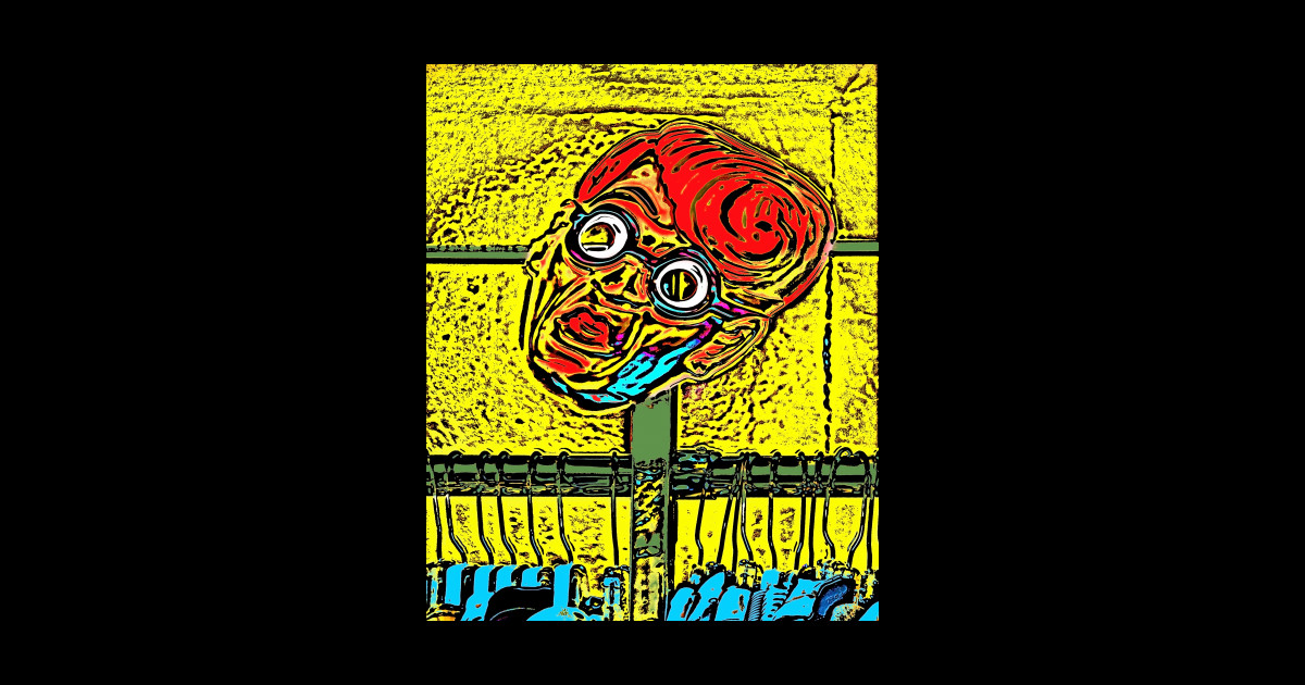 Kooky Boy Mask - Face - Sticker | TeePublic