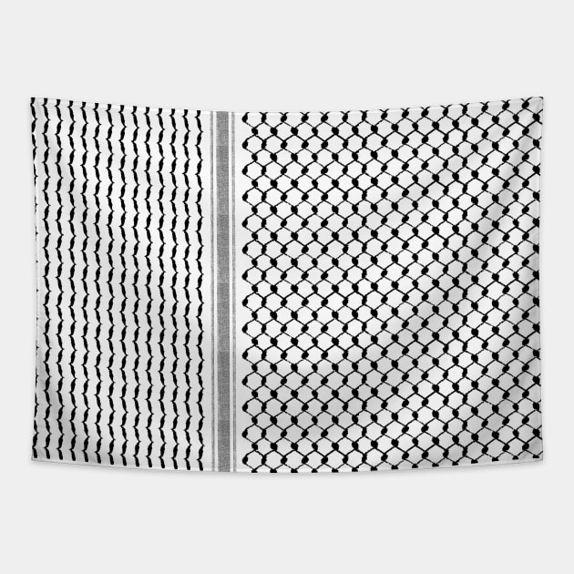 Palestinian Hatta Kufiya Folk Pattern #2-Black, Palestine Arabic ...