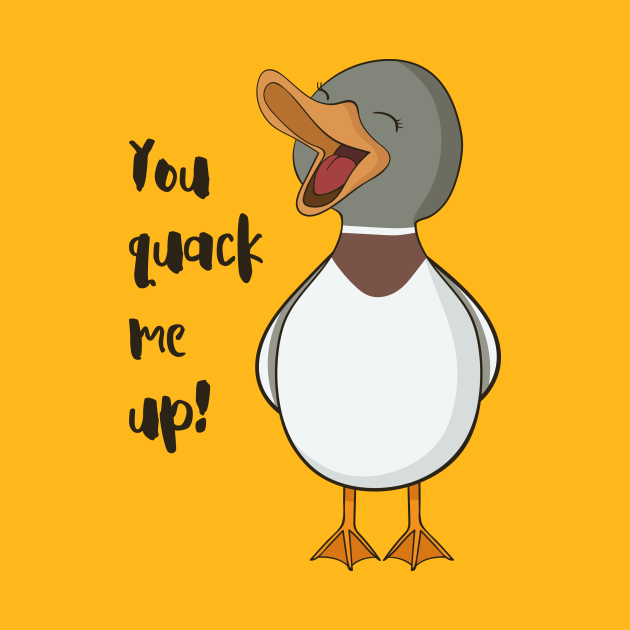 You Quack Me Up! - You Quack Me Up - Pillow | TeePublic