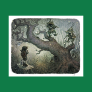 Little Forest Spirits - Skeleton - T-Shirt | TeePublic