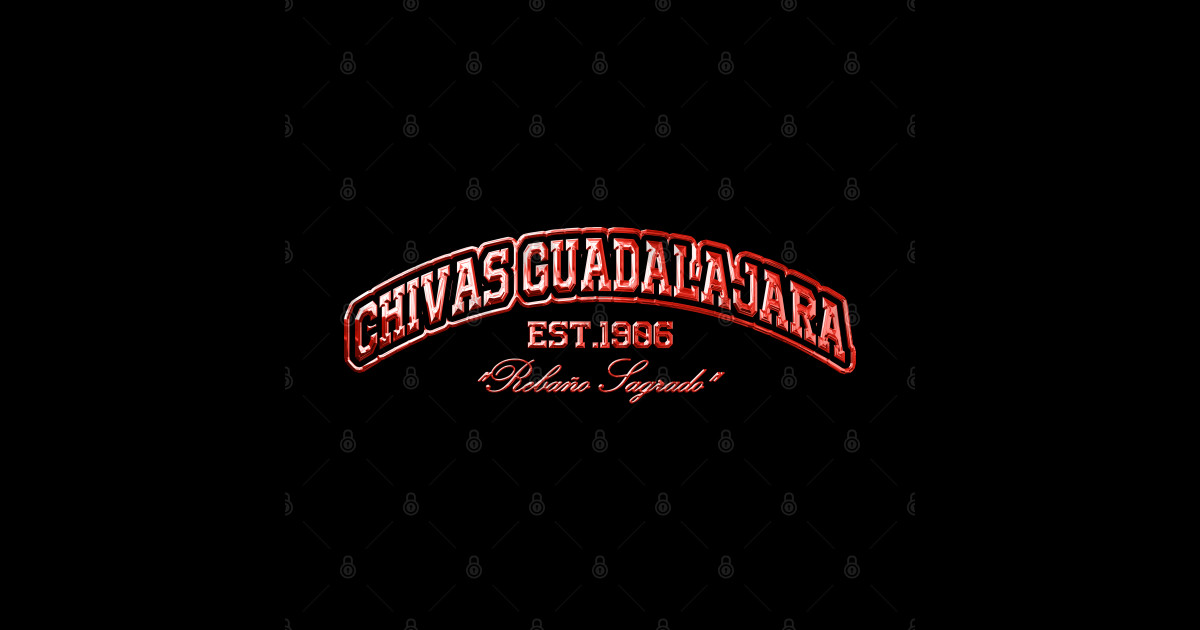 Chivas Guadalajara Chrome Effect - Chivas - Sticker | TeePublic