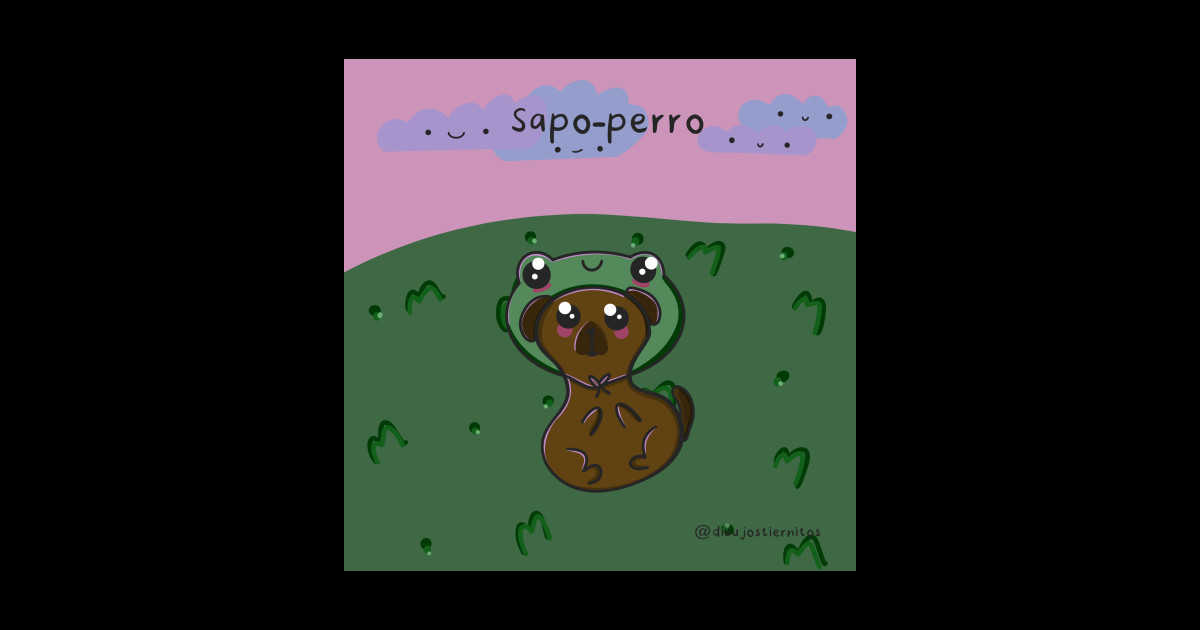 Sapo-Perro - Sapoperro - Sticker | TeePublic