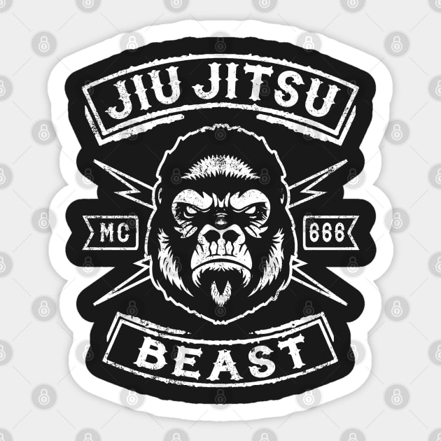 JIU JITSU - JIU JITSU BEAST - Jiu Jitsu - Sticker | TeePublic