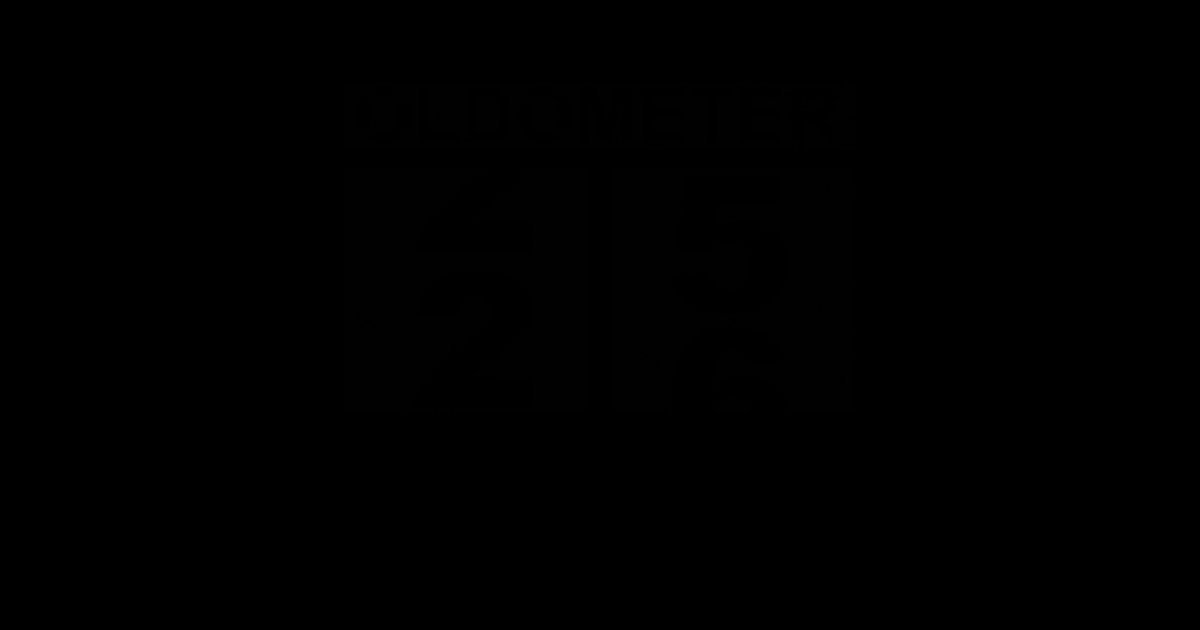 Oldometer 25-26 Born In August 1999 Funny 26th Birthday - Oldometer 25 ...