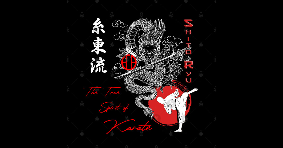 Shito Ryu Karate True Spirit by Zanshin-Art - Martial Arts - Sticker ...