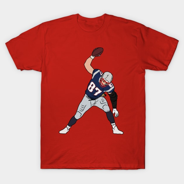 Rob Gronkowski Spike - Rob Gronkowski - T-Shirt | TeePublic